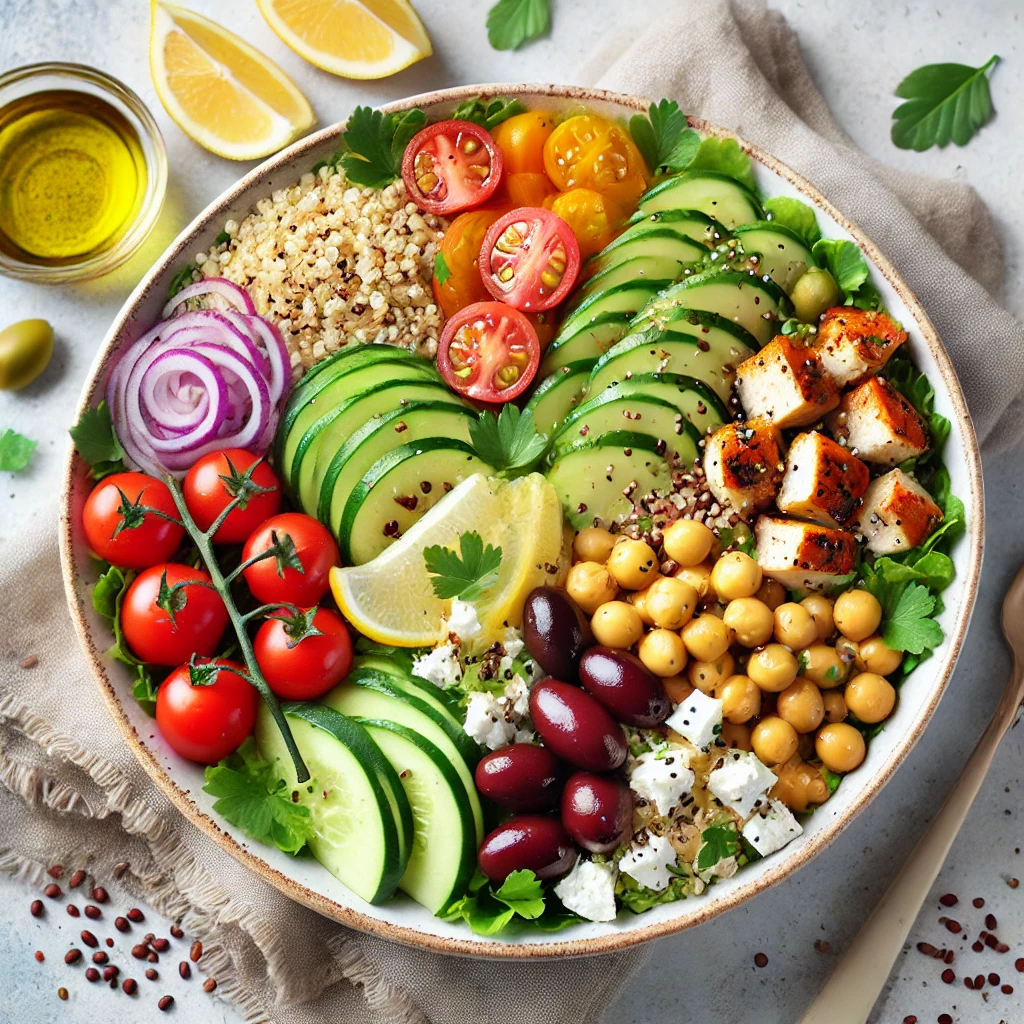 Mediterranean Grain Bowl: A Wholesome and Flavorful Recipe for a ...