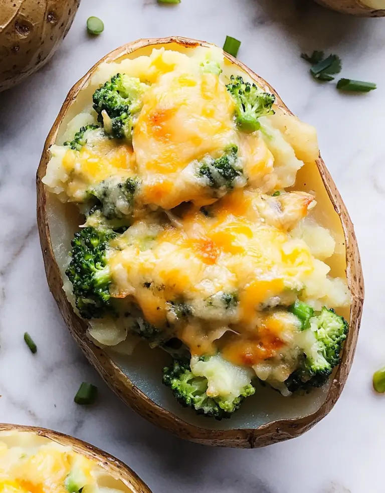 Broccoli and Cheddar Twice-Bakehttps - Ava Recipes